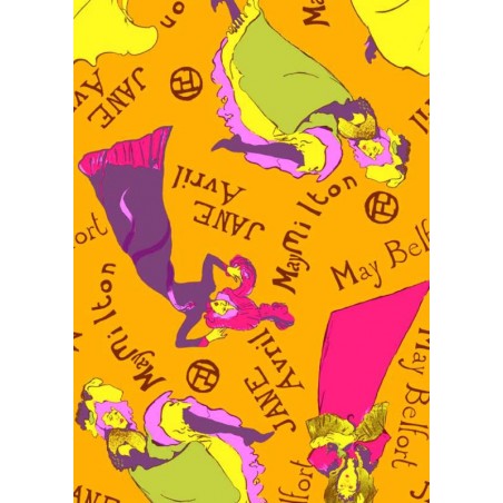 Jane Avril Silk Scarf Made in France