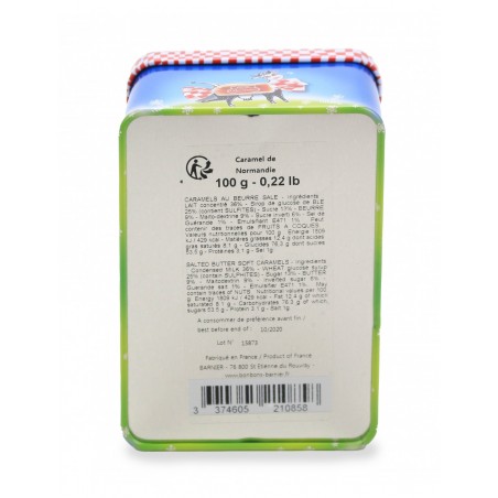 Salted Butter Caramels Metal Box Made in France Since 1885