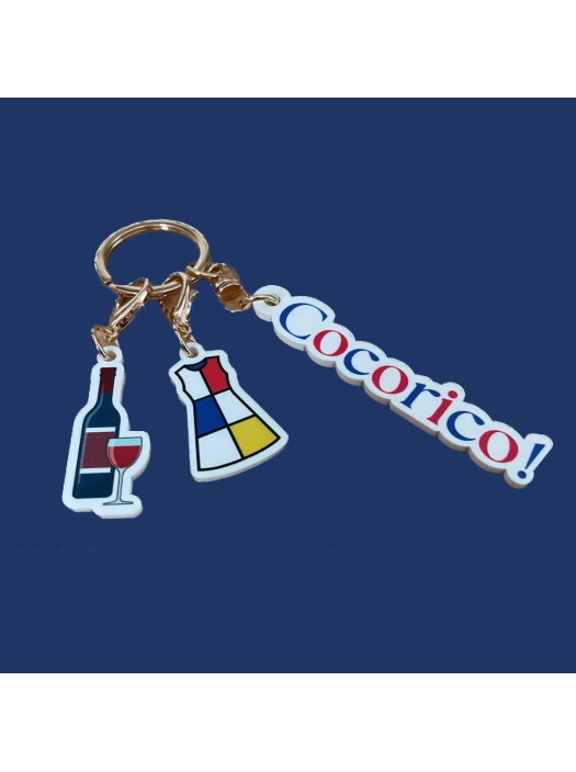 I Love Paris Keyring - Charms Bar Collection Made in France